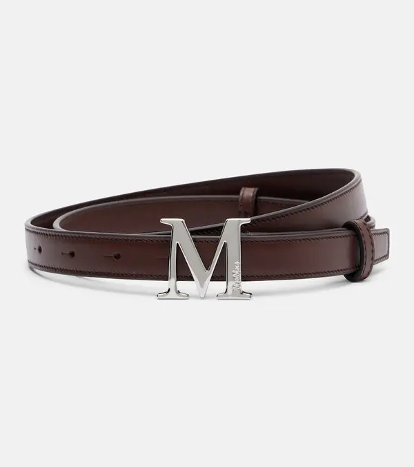 Max Mara Leather Belt - Brown