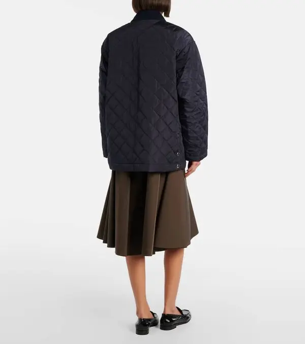 Prada Belted Midi Skirt - Brown