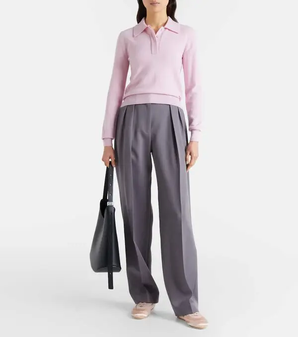 JIL SANDER Pleated Wide-leg Pants