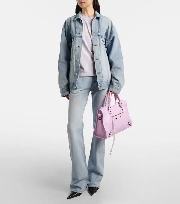 Balenciaga Le City Medium Leather Tote Bag