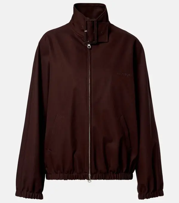 COURREGES Courrèges Cotton Twill Bomber Jacket