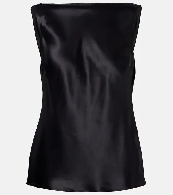 Nina Ricci Silk-blend Satin Top