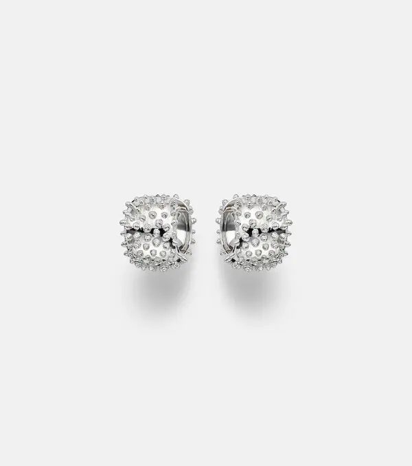 Yvonne Léon Picots Hoop Earrings - Silver