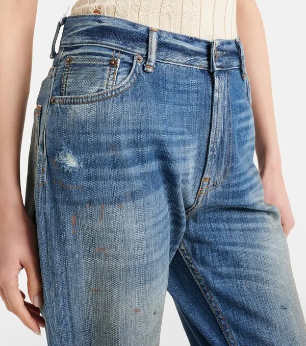 Acne Studios Distressed Flared Jeans