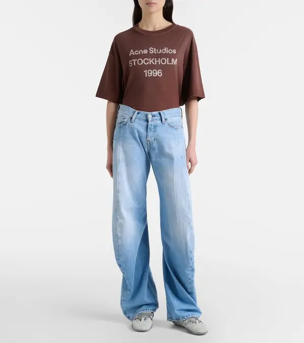 Acne Studios 2006f Distressed Wide-leg Jeans