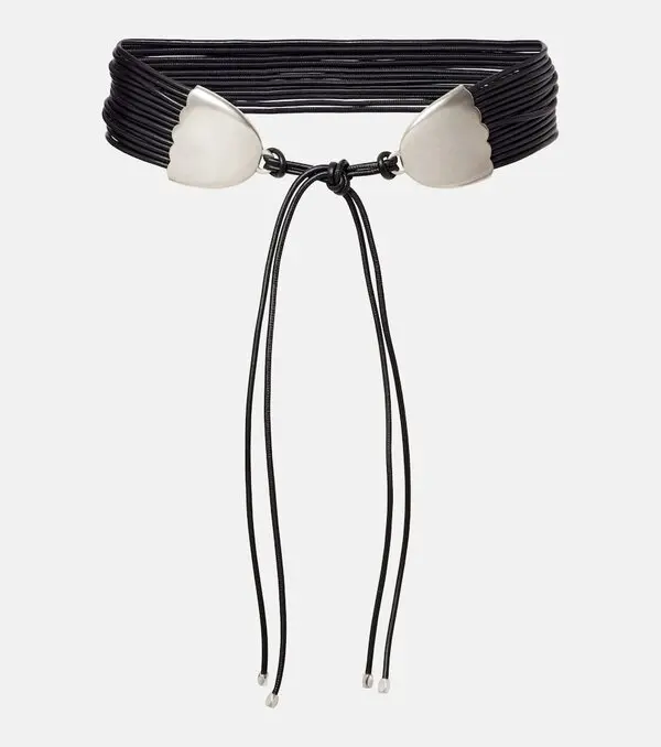 Isabel Marant Étoile Brandy Leather Belt - Black