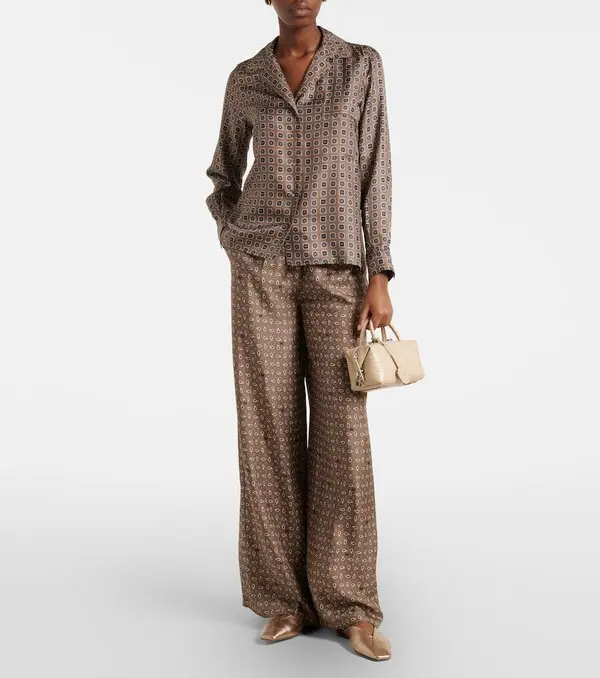 Max Mara Metallic Leather Mules