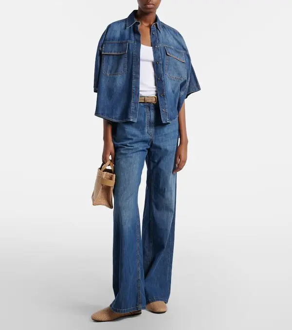 Brunello Cucinelli Wide-leg Jeans