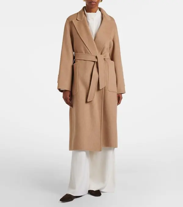 Max Mara Belted Camel Hair Coat