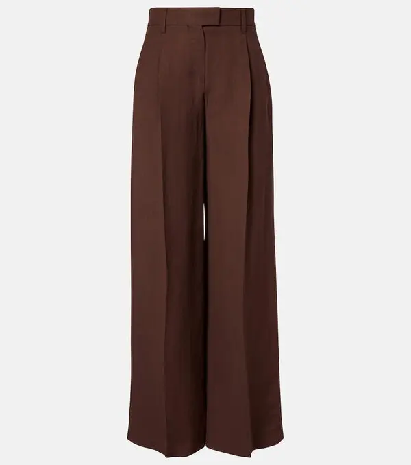 Brunello Cucinelli Wide-leg Pants - Brown
