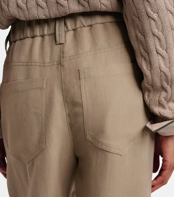 Brunello Cucinelli Tapered Pants - Beige