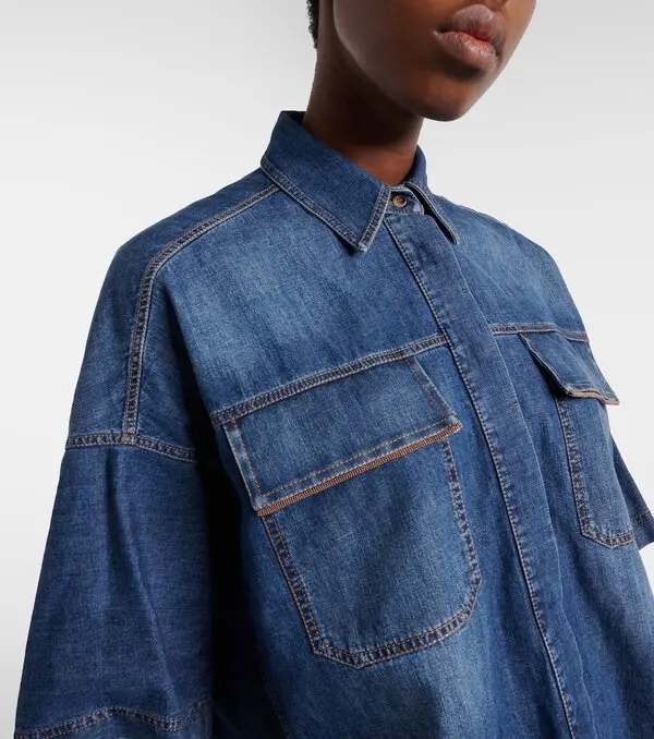 Brunello Cucinelli Denim Top