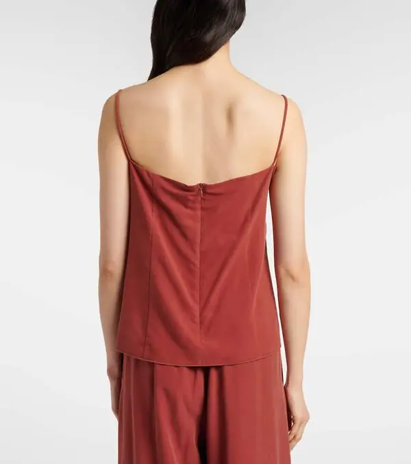 Max Mara Silk Top - Brown