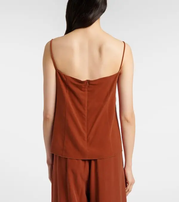 Max Mara Silk Top - Brown