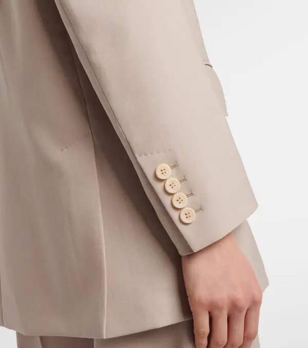 Max Mara Double-breasted Wool-blend Blazer