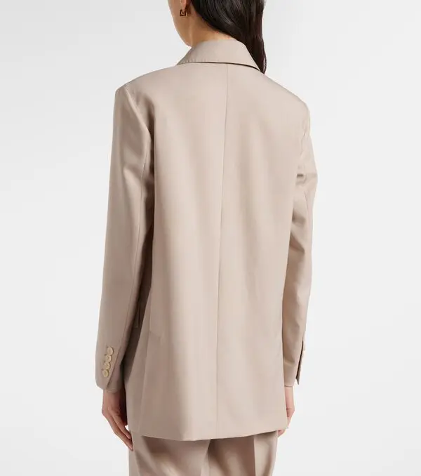 Max Mara Double-breasted Wool-blend Blazer