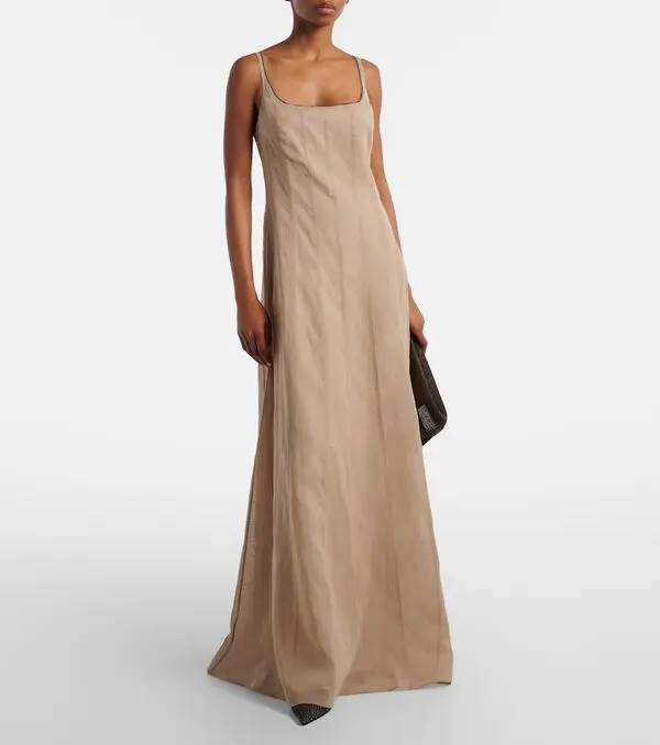 Brunello Cucinelli Cotton Maxi Dress