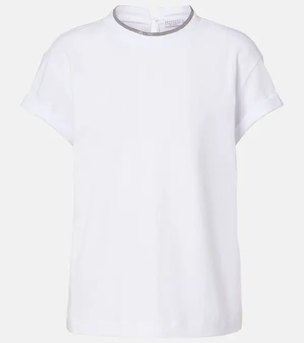 Brunello Cucinelli Cotton-blend T-shirt