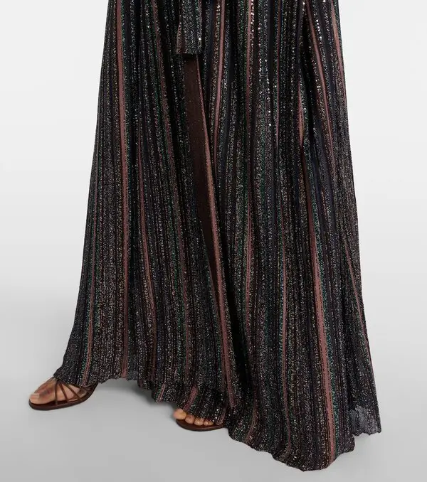 Missoni Chevron Lamé Cardigan