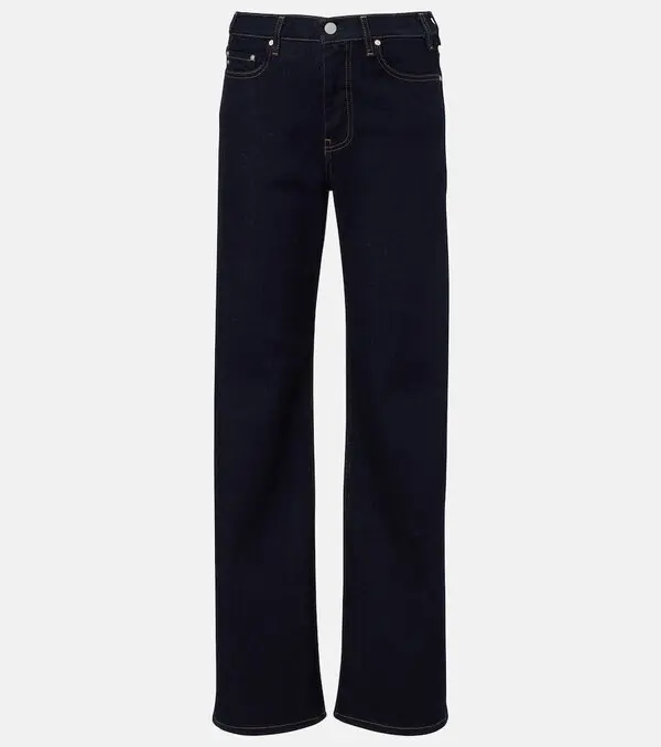 Ag Baggy Wide-leg Jeans - Black