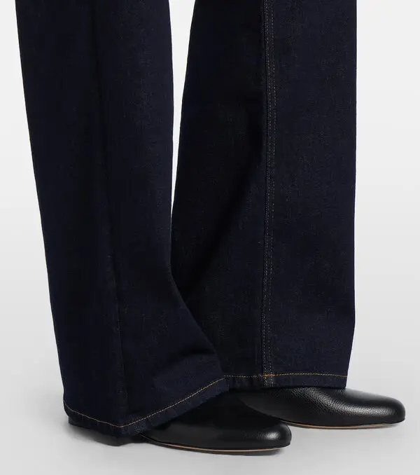 Ag Baggy Wide-leg Jeans - Black