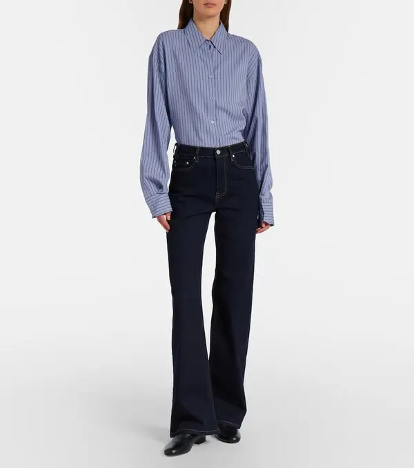 Ag Baggy Wide-leg Jeans - Black