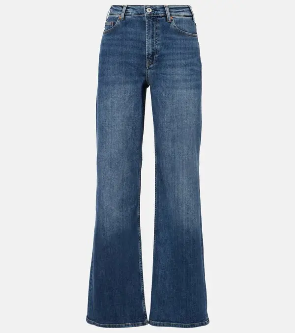 Ag Baggy Wide-leg Jeans - Blue