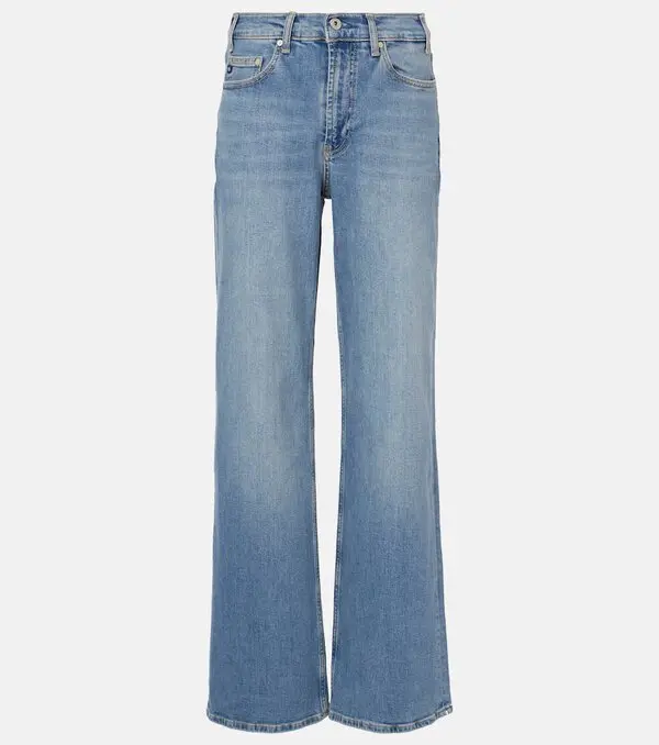 Ag New Baggy Wide-leg Jeans - Blue