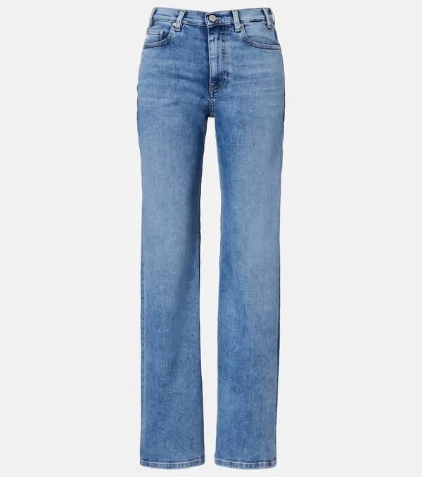 Ag New Baggy Wide-leg Jeans - Blue