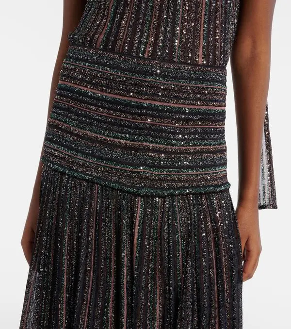 Missoni Sequined Lamé Maxi Skirt