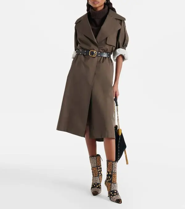 Manolo Blahnik Trulona 105 Calf Hair Ankle Boots - Brown
