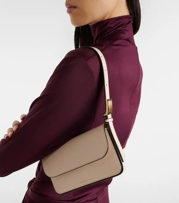 Victoria Beckham Dorian Mini Leather Shoulder Bag - Pink