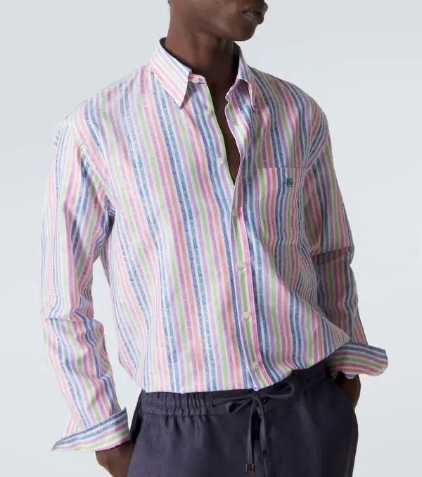 Etro Striped Cotton Shirt