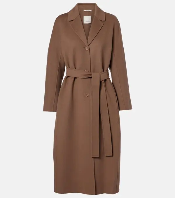 Max Mara Dama Virgin Wool Coat - Brown