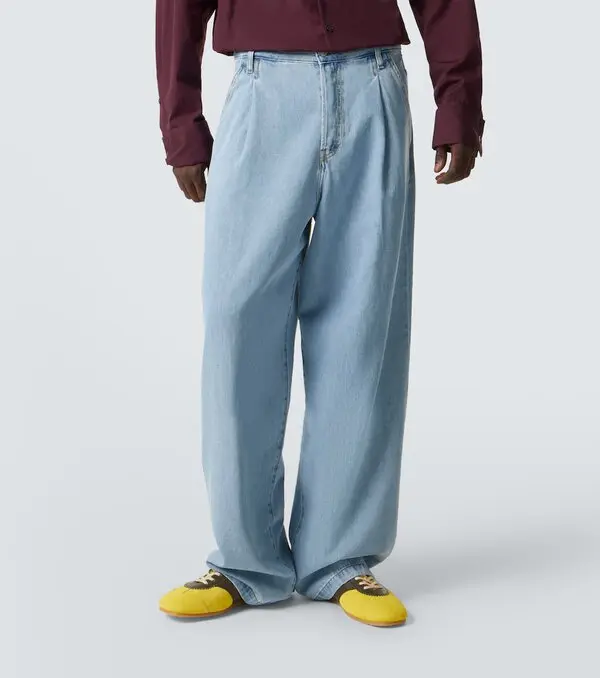 Dries Van Noten Penning Wide-leg Jeans
