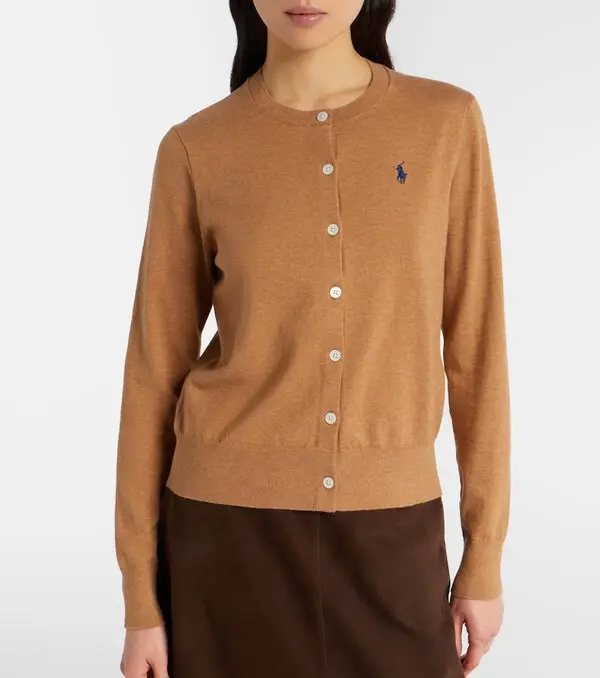 Polo Ralph Lauren Cotton-blend Cardigan - Beige