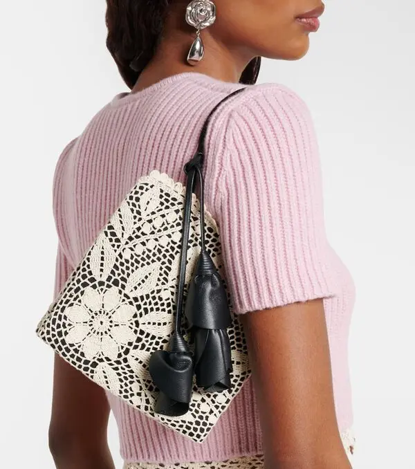 Magda Butrym Julia Small Crochet Tote Bag