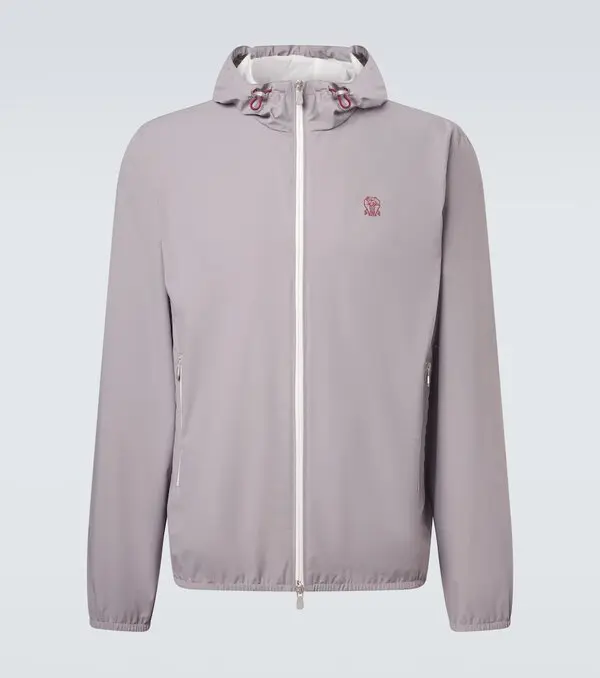 Brunello Cucinelli Logo Jacket - Grey