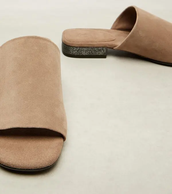 Brunello Cucinelli Suede Sandals