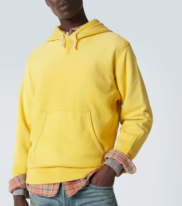 Ralph Lauren Cotton Fleece Hoodie - Yellow
