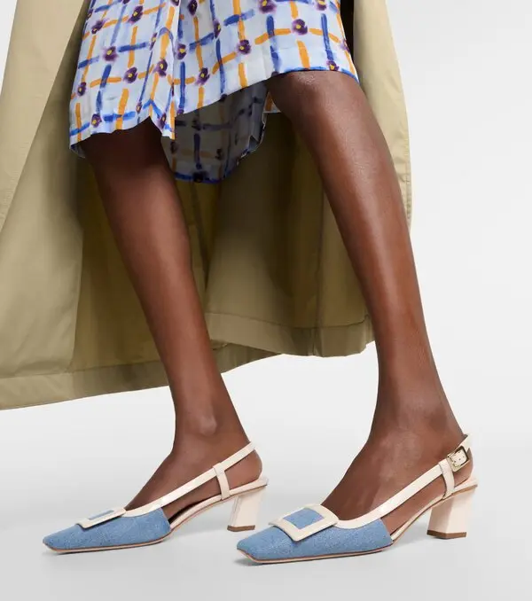 ROGER VIVIER Belle Vivier 45 Slingback Pumps