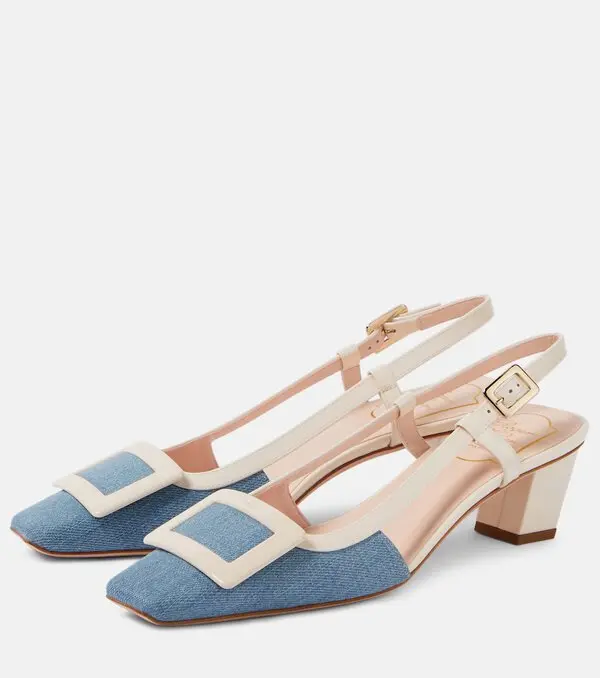 ROGER VIVIER Belle Vivier 45 Slingback Pumps