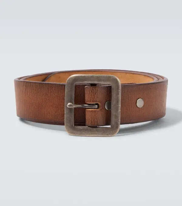 Ralph Lauren Burling Leather Belt - Brown