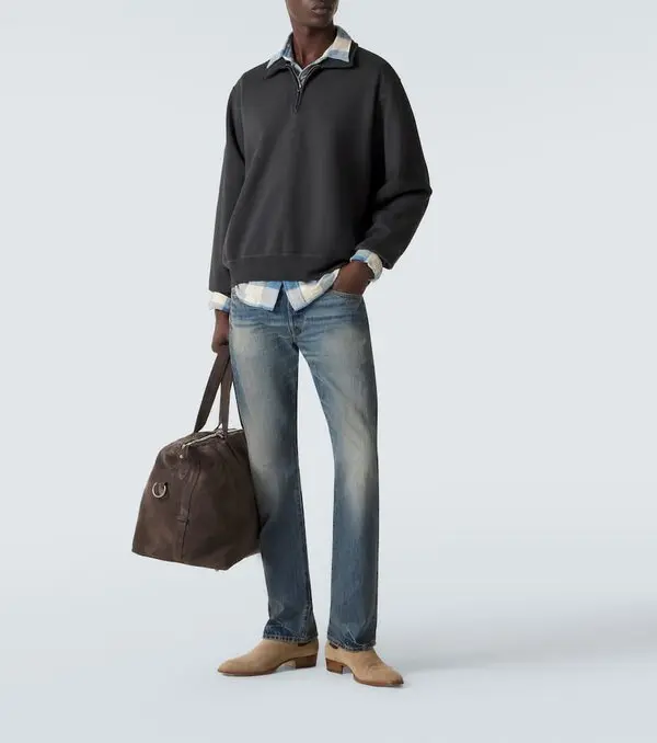 Ralph Lauren Cotton Half-zip Sweatshirt