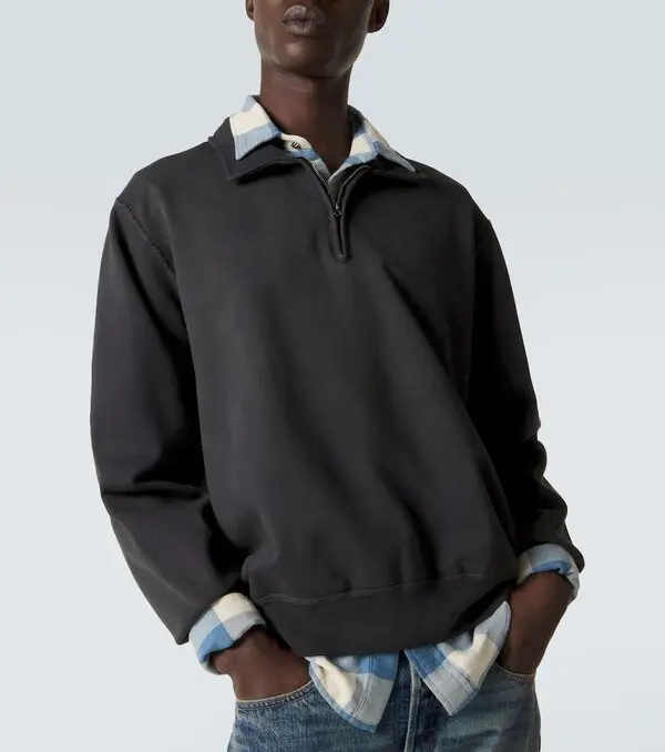 Ralph Lauren Cotton Half-zip Sweatshirt
