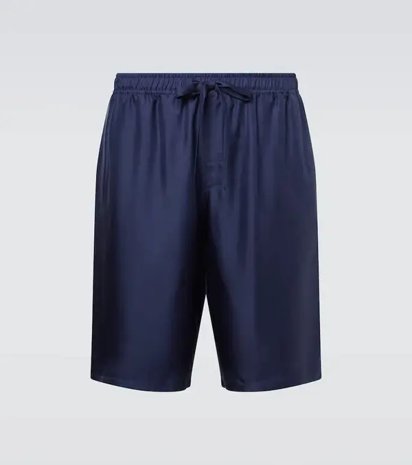 Dolce & Gabbana Silk Satin Bermuda Shorts