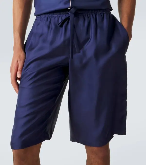 Dolce & Gabbana Silk Satin Bermuda Shorts