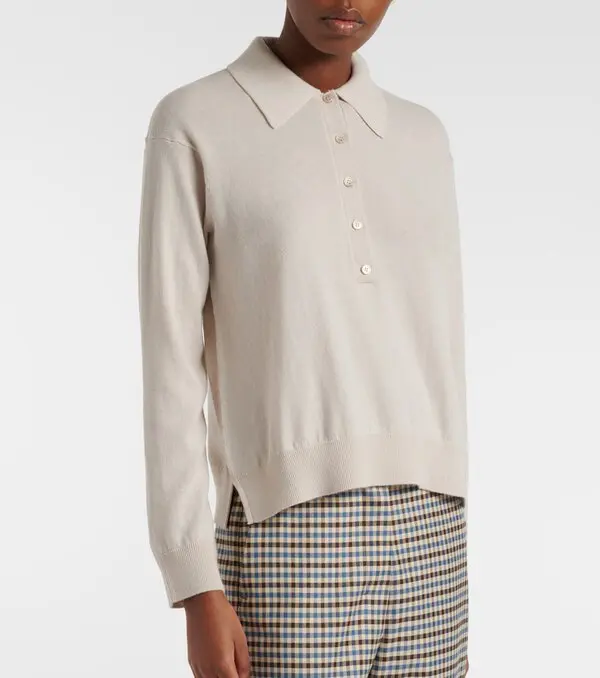 Max Mara Frisia Wool Polo Sweater - Beige