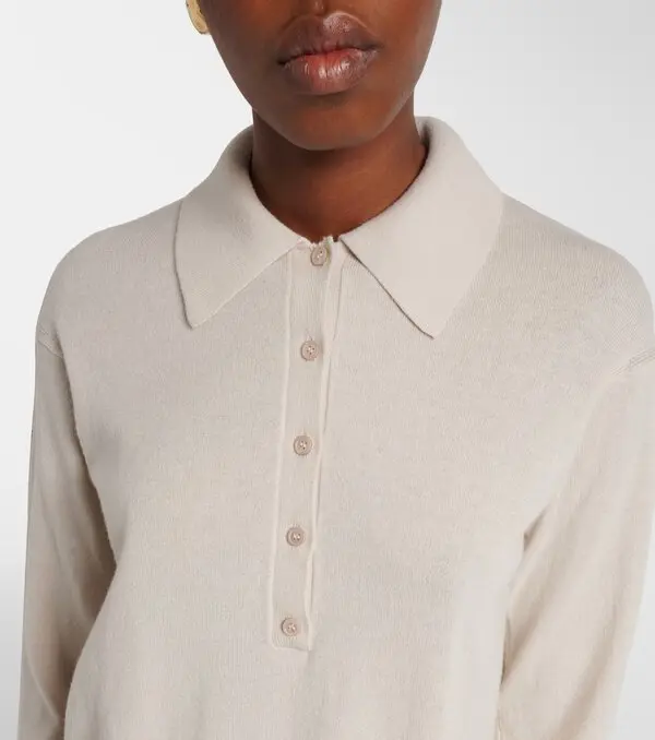 Max Mara Frisia Wool Polo Sweater - Beige