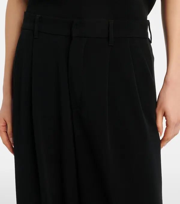 Max Mara Donata Satin Wide-leg Pants